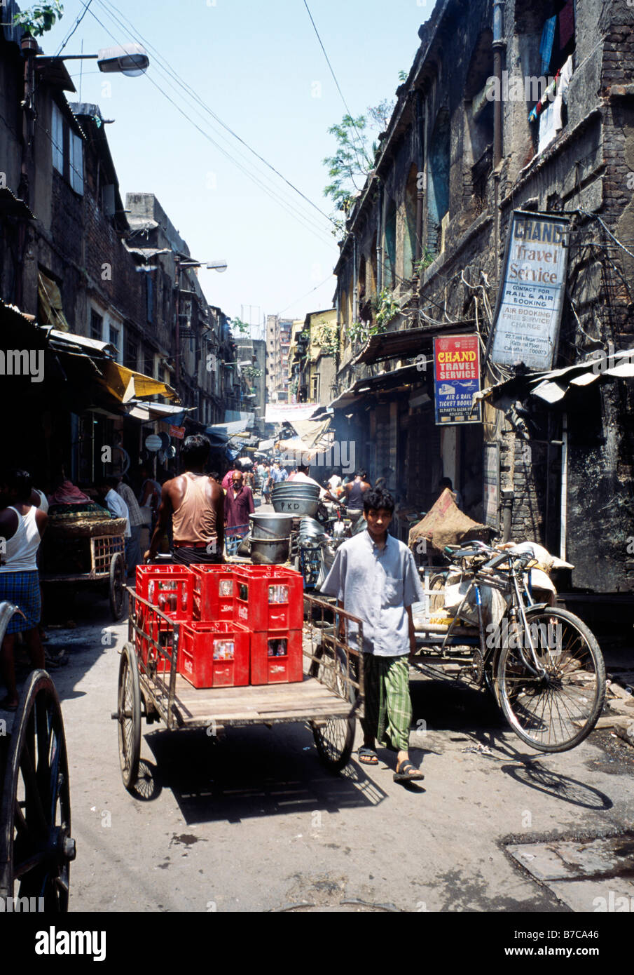 busy street scene, Delhi, India Stock Photo - Alamy