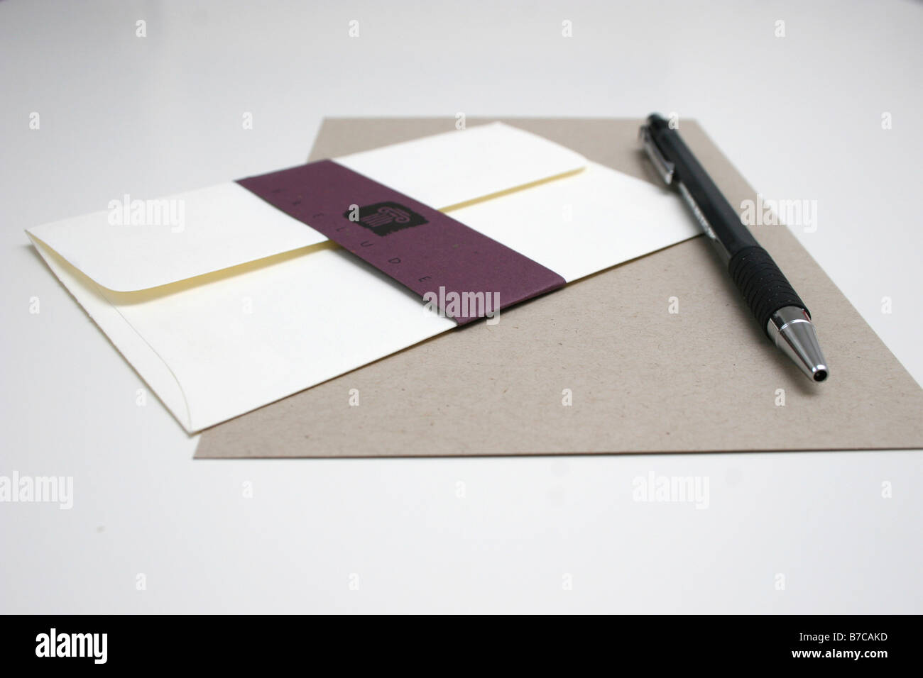 Envelope and stationery Stock Photo - Alamy