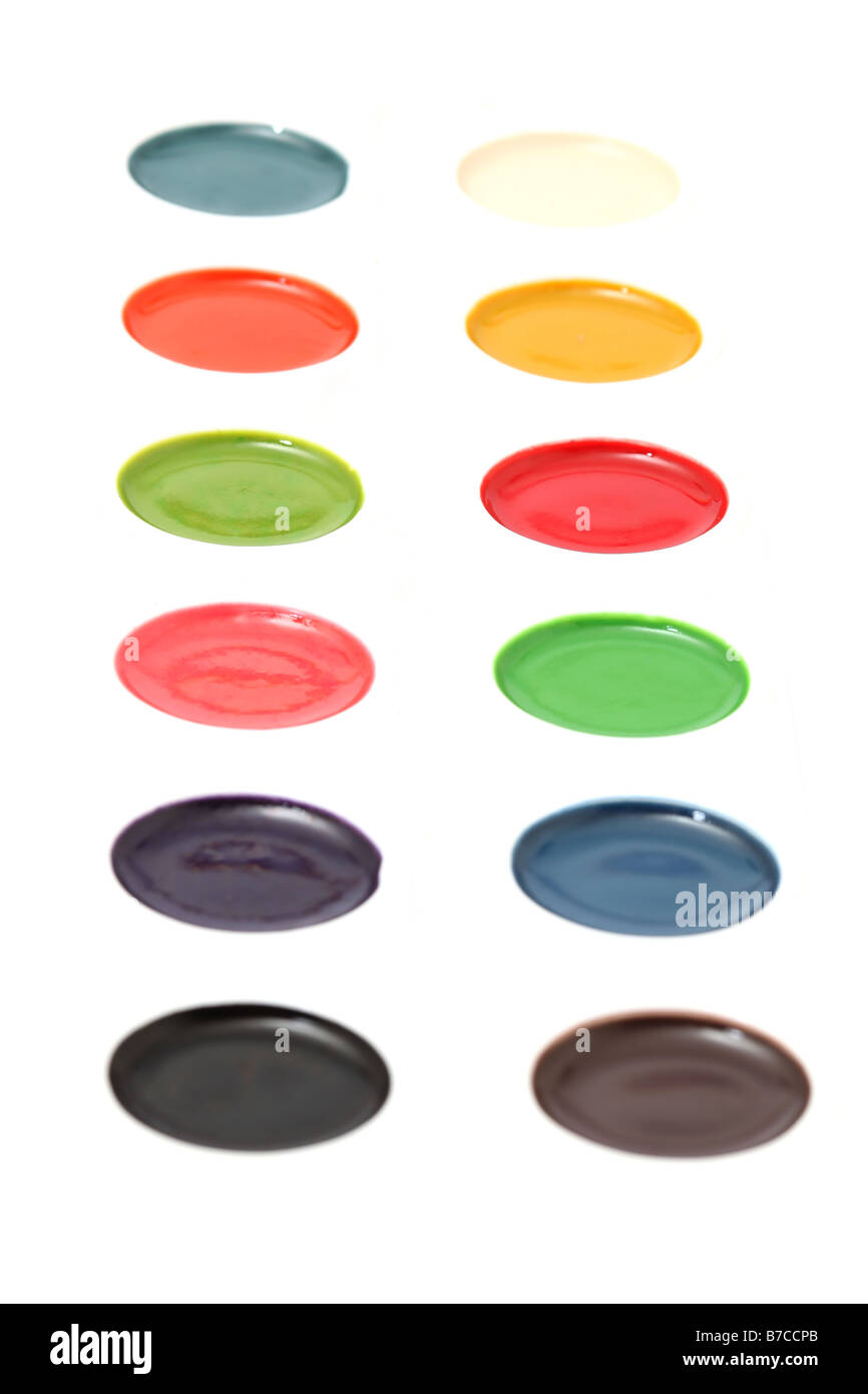 Vertical color palette hi-res stock photography and images - Alamy