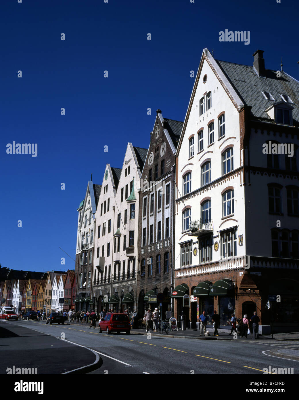 Bryggen 13th Century Hansiatic League Wharves, UNESCO World Heritage ...
