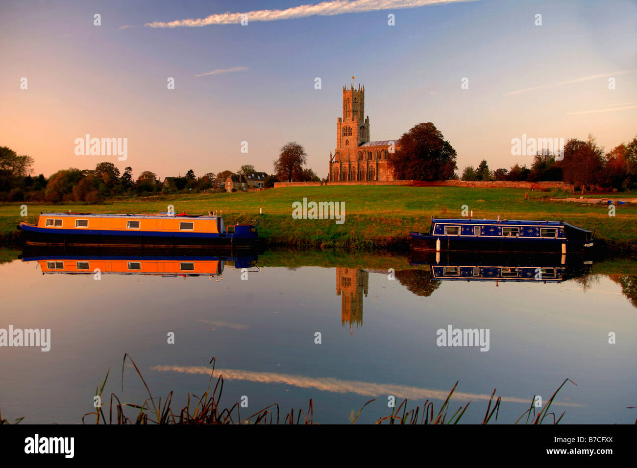 River nene fotheringhay boat hi-res stock photography and images - Alamy