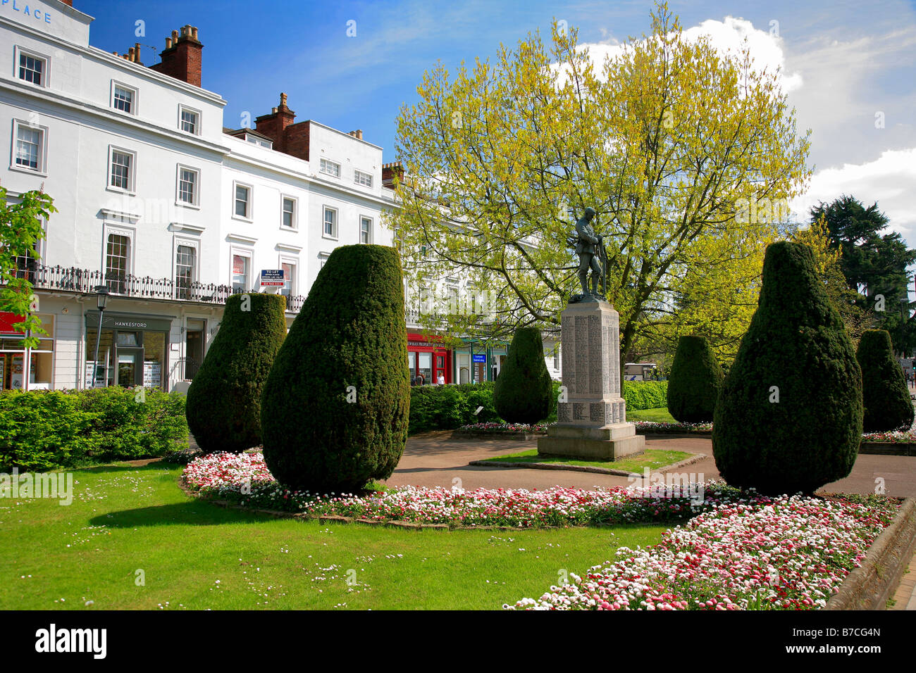 The Parade Gardens Royal Leamington Spa Town Warwickshire County ...