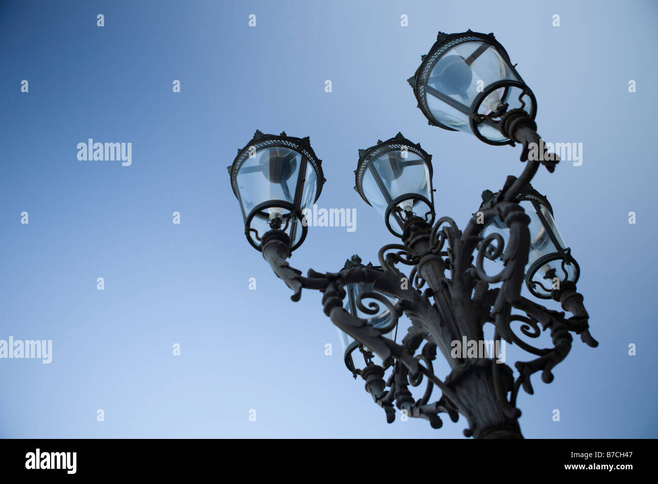 Lamp post in Florence Italy Stock Photo - Alamy