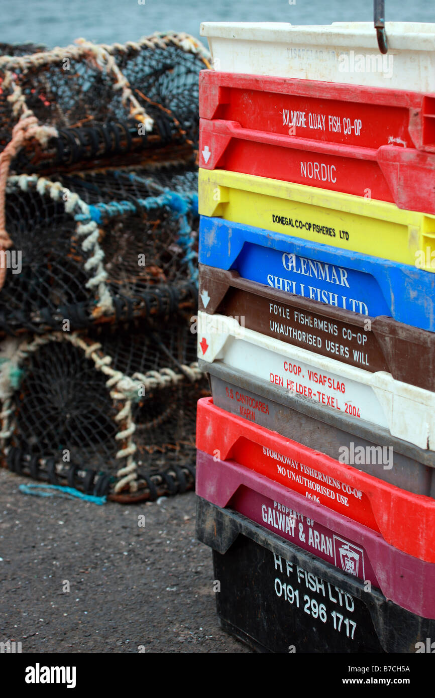 Fish storage boxes hi-res stock photography and images - Alamy
