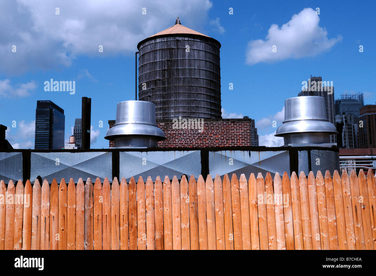 Rooftop Water Tanks From Above