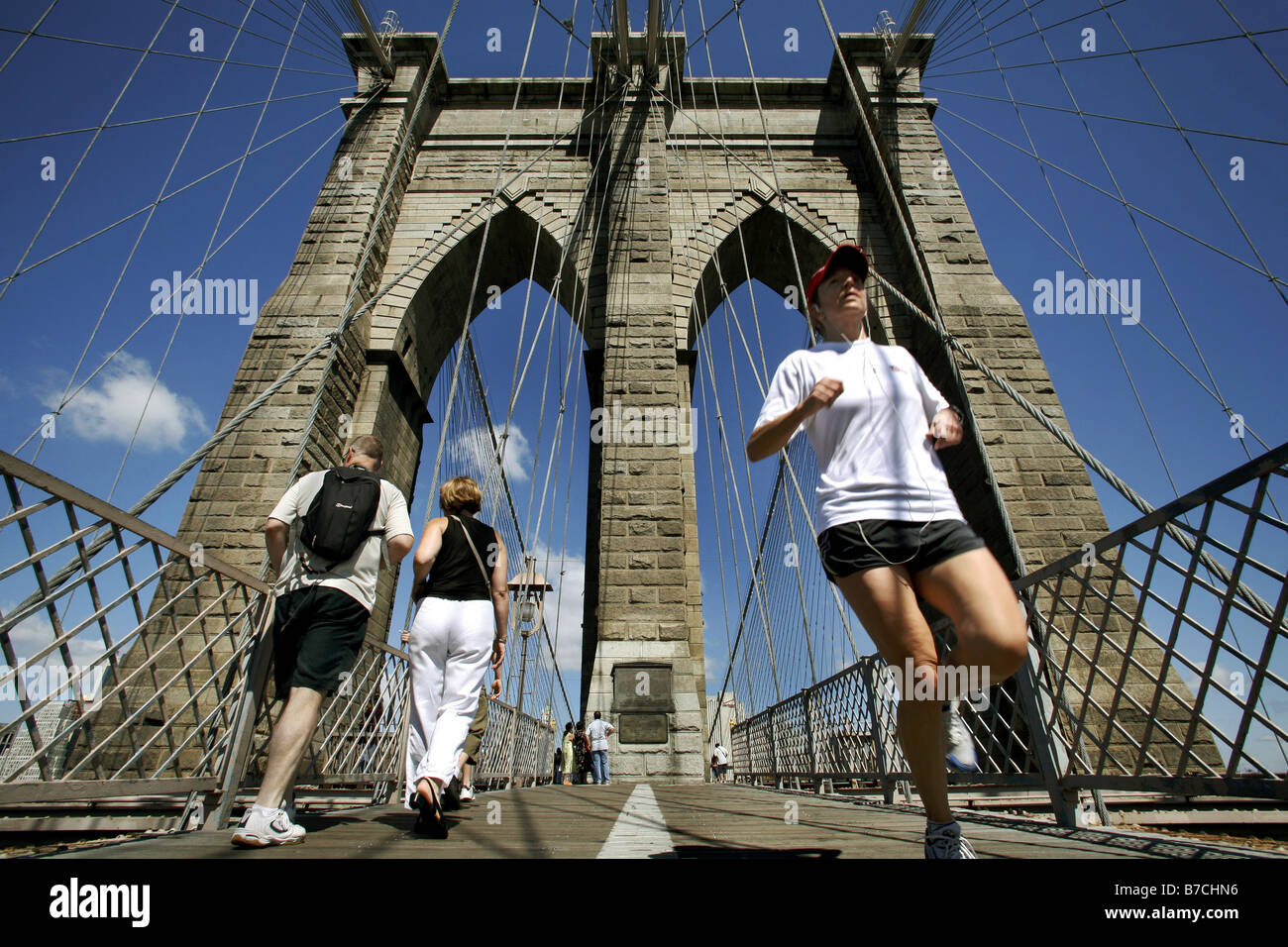 Wide walking bridge hi-res stock photography and images - Alamy