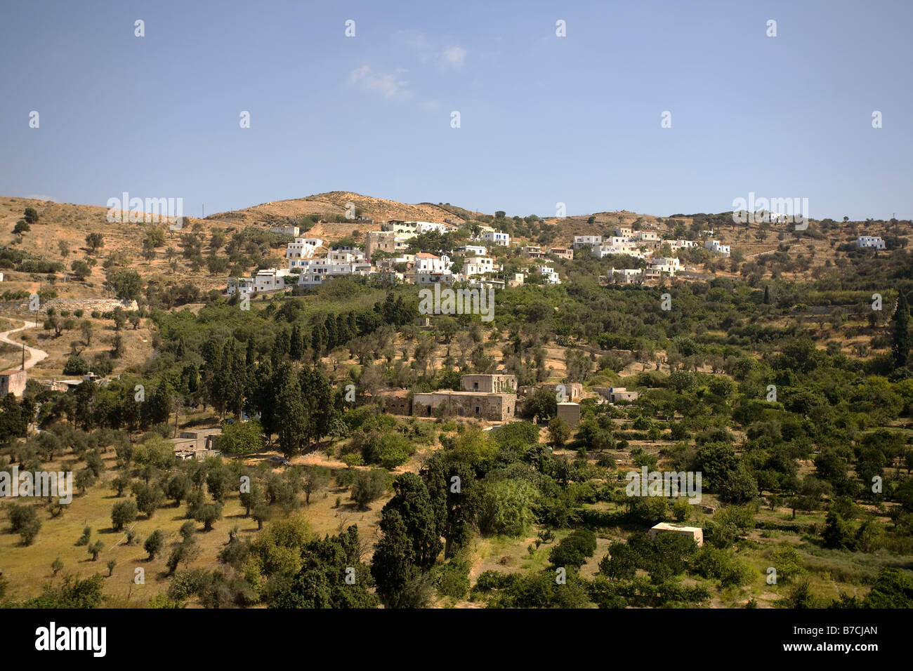 Naxos Island Countryside Greek Cyclades Islands Greece Stock Photo - Alamy