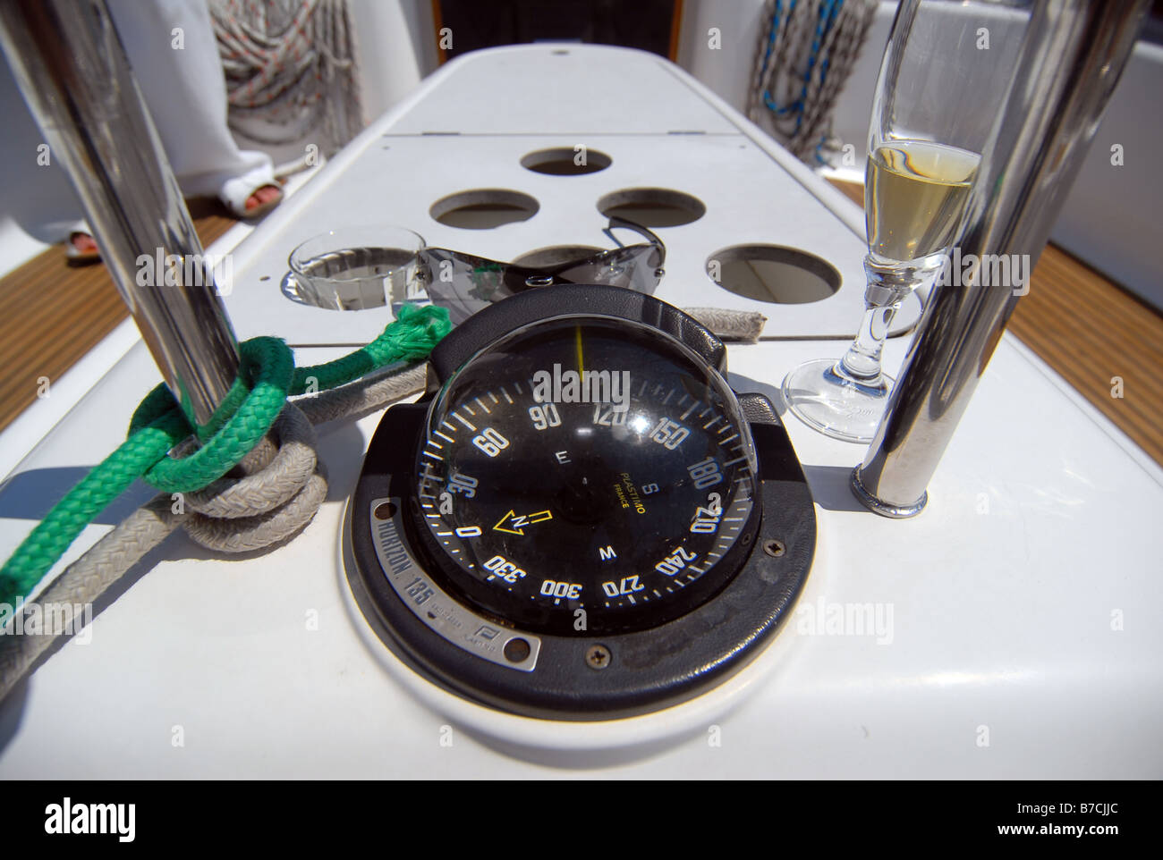Compass sailing boat hi-res stock photography and images - Alamy