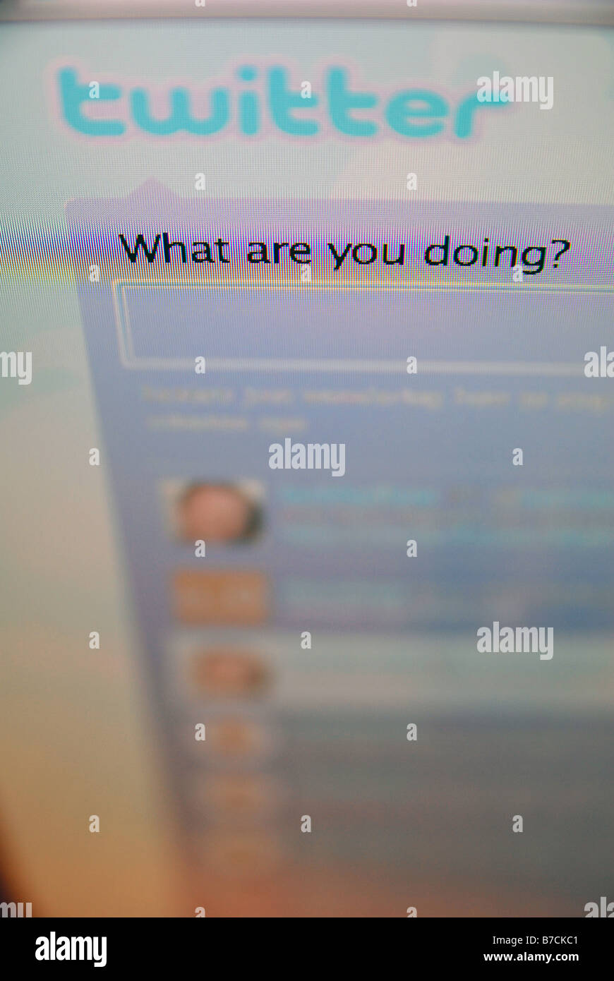 Twitter network hi-res stock photography and images - Alamy