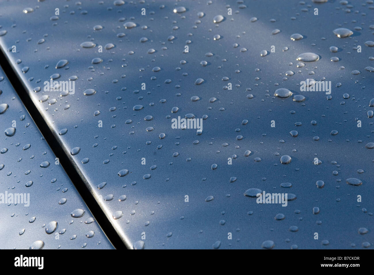 Abstract of a Car Bonnet Stock Photo - Alamy