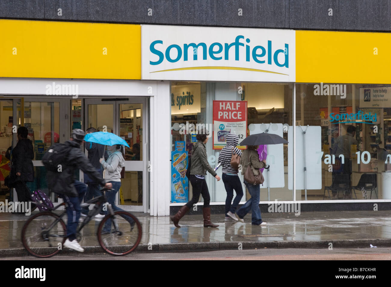 Somerfield (Now Co-Op) Supermarket - Camden High Street - London Stock ...
