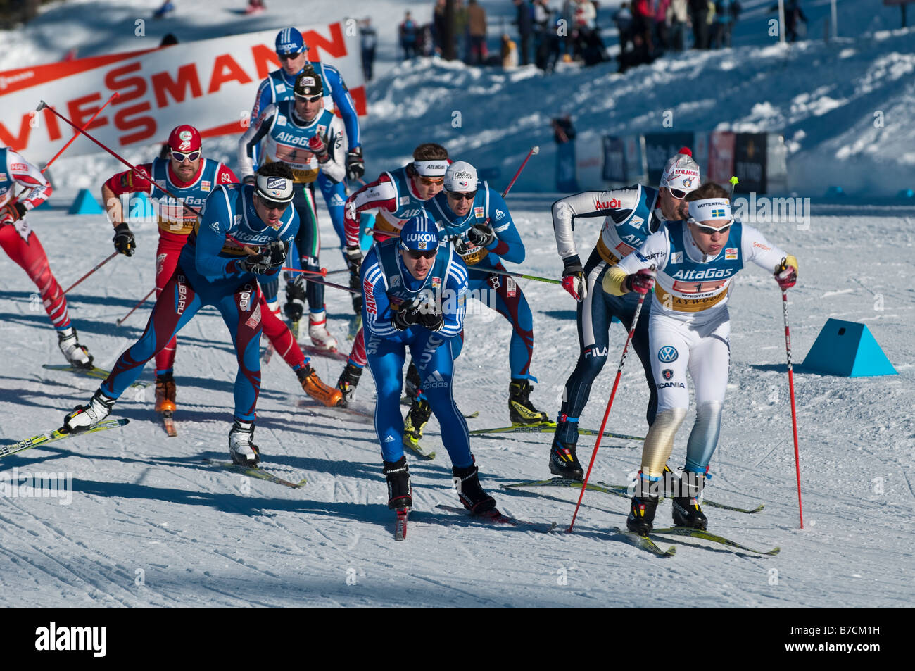 World Cup Nordic Event at the 2010 Whistler Olympic Park Stock Photo ...