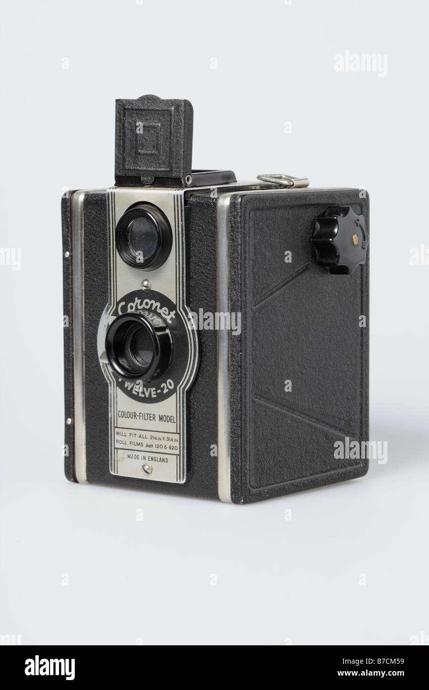 English Coronet Twelve 20 camera from the 1950s Stock Photo - Alamy