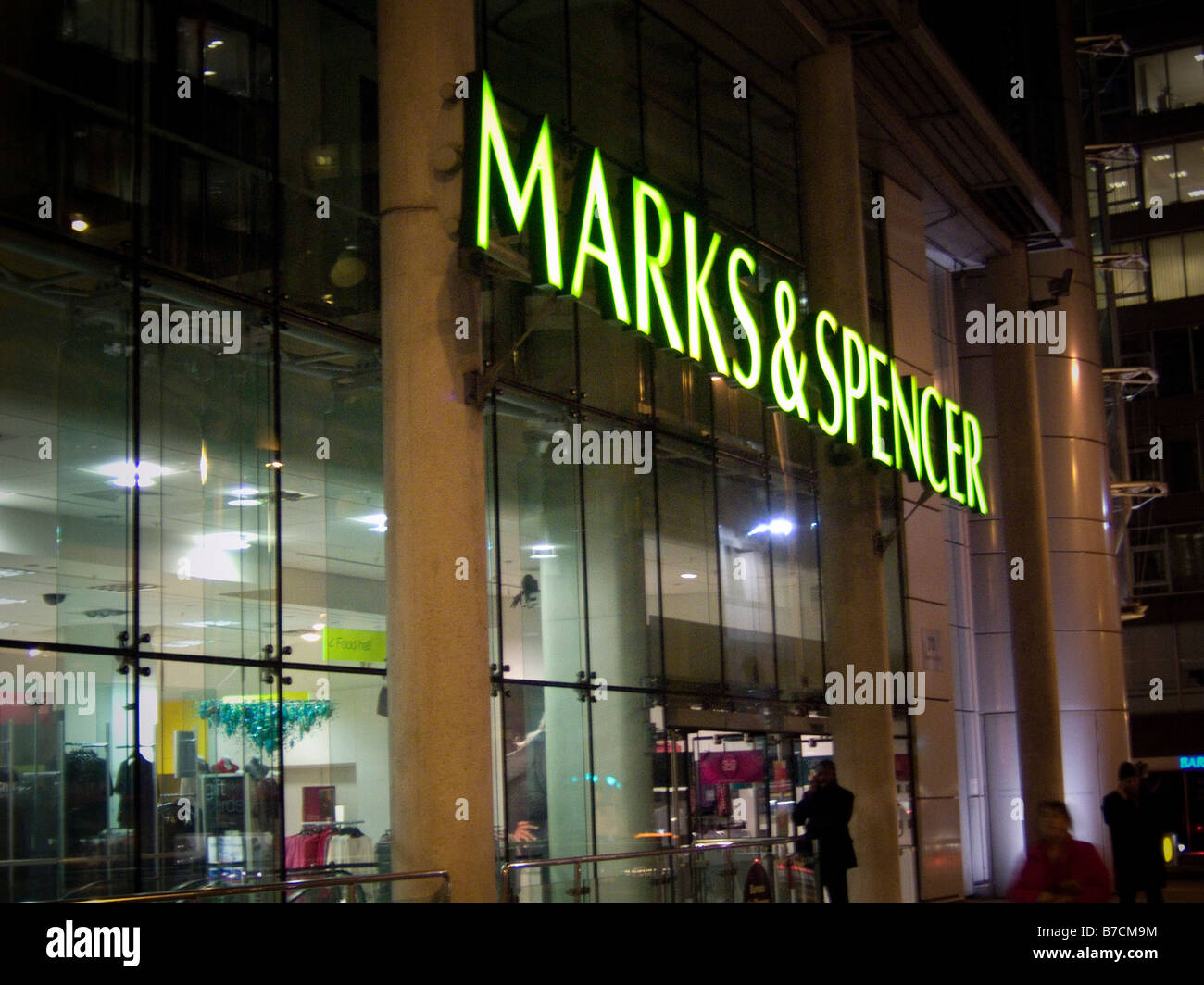Marks & Spencer store front Stock Photo - Alamy