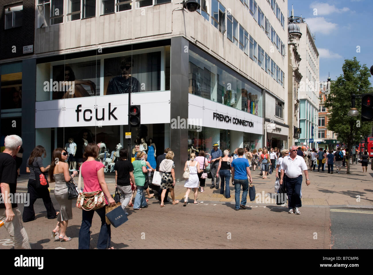 Fcuk store Oxford Street London Stock Photo - Alamy