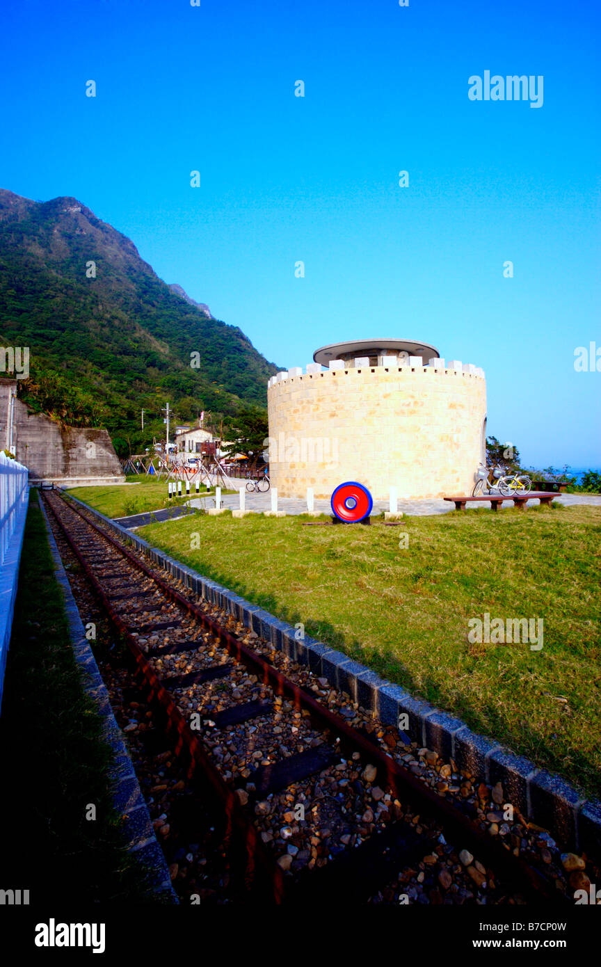 Railway in Taipei County Taiwan Stock Photo - Alamy