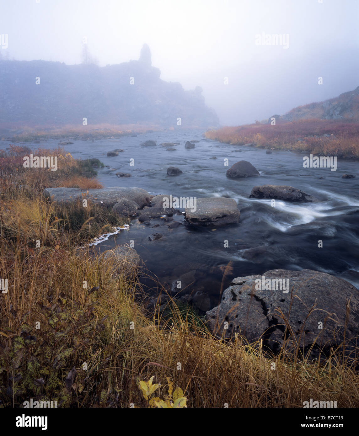 Russia. Yamal Region. Polar Ural. Autumn Stock Photo - Alamy