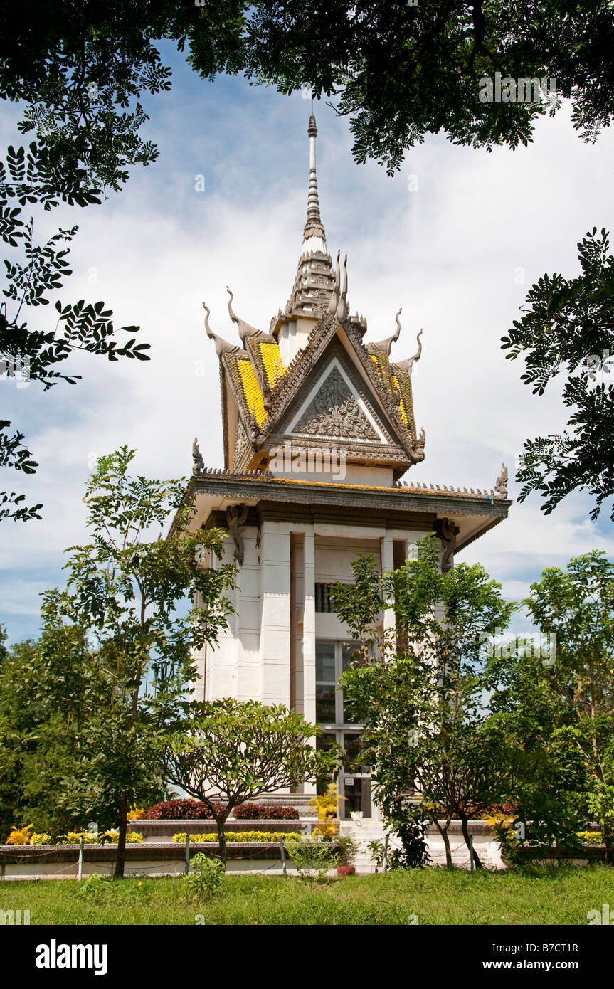 Choeung Ek Memorial (The Killing Fields) in Phnom Penh, Cambodia Stock ...
