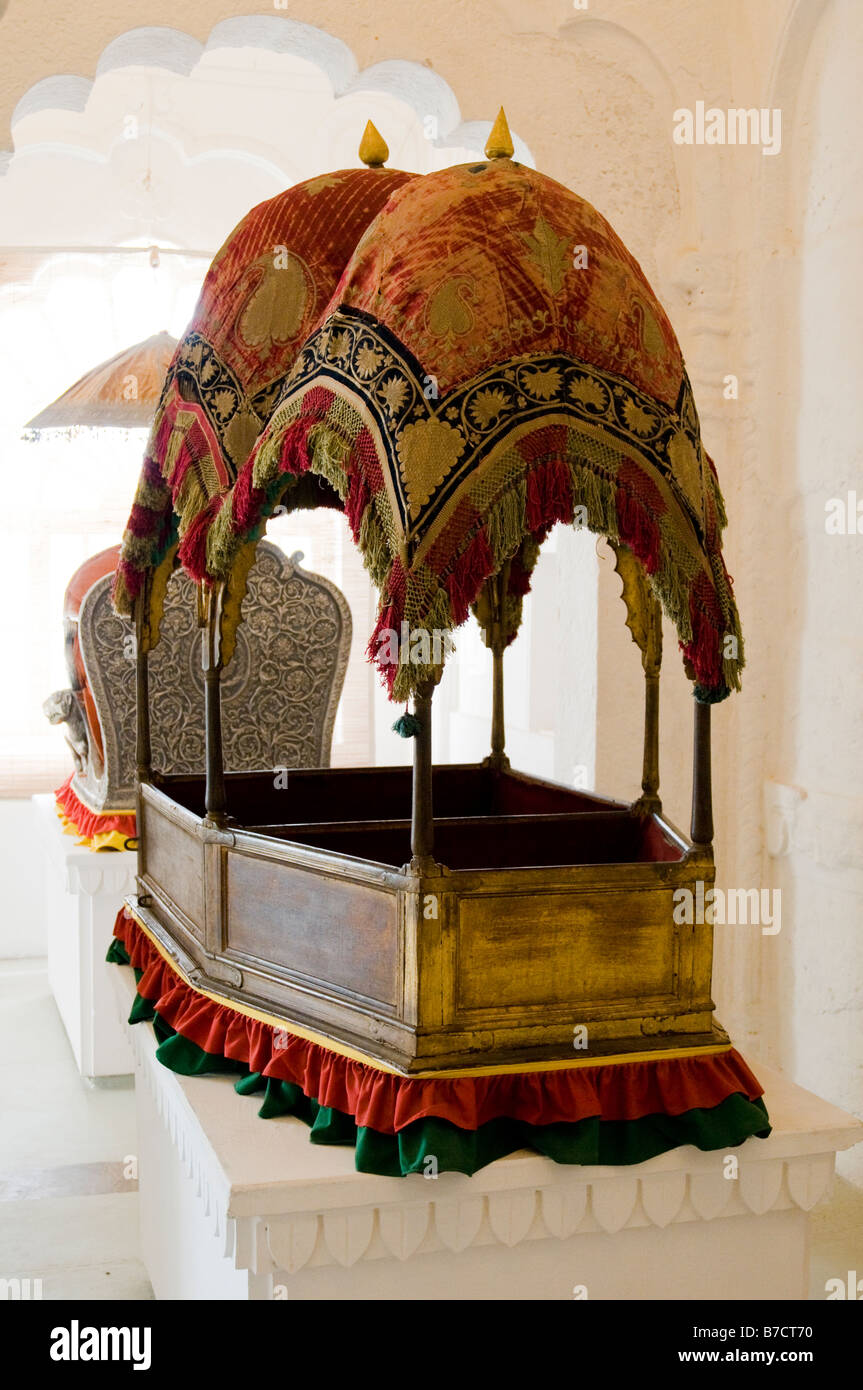 Palaki. Meherangarh Fort. Jodhpur. Rajasthan. India Stock Photo - Alamy