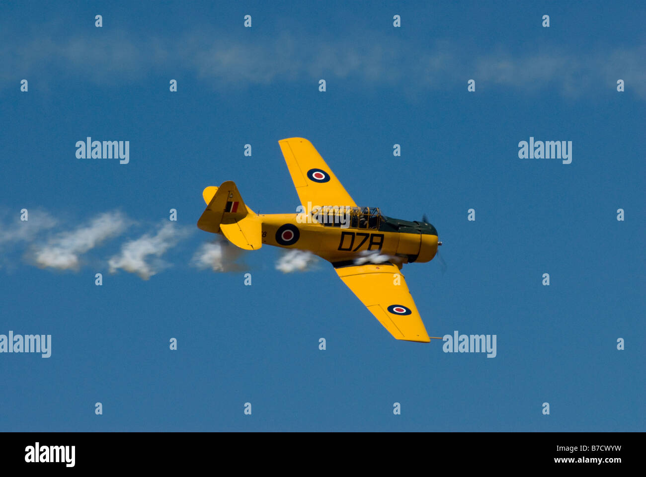 North American Harvard trainer aircraft Stock Photo - Alamy
