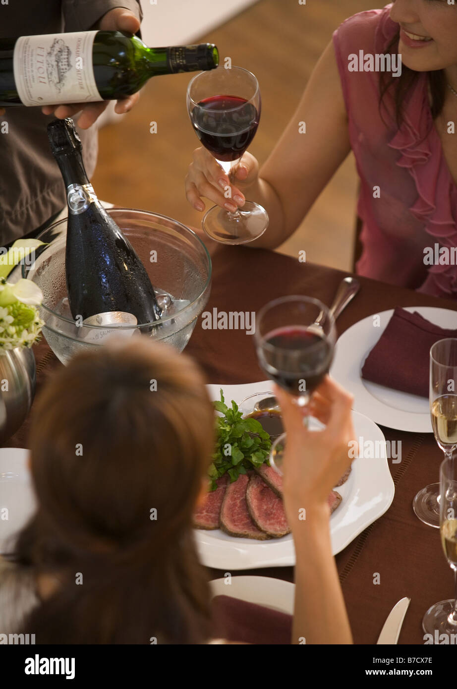 Image of Dinner party Stock Photo - Alamy