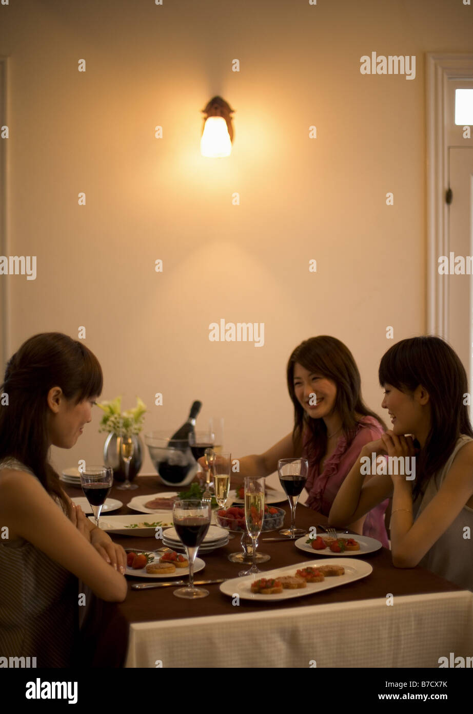 Image of Dinner party Stock Photo - Alamy