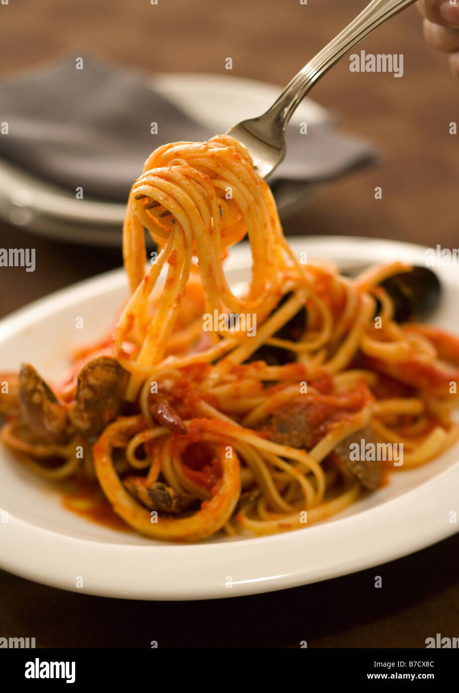 Handful of spaghetti hi-res stock photography and images - Alamy