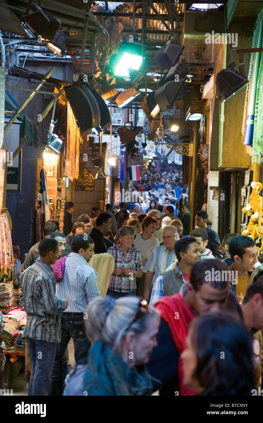 Crowded market street in Cairo, Egypt Stock Photo - Alamy
