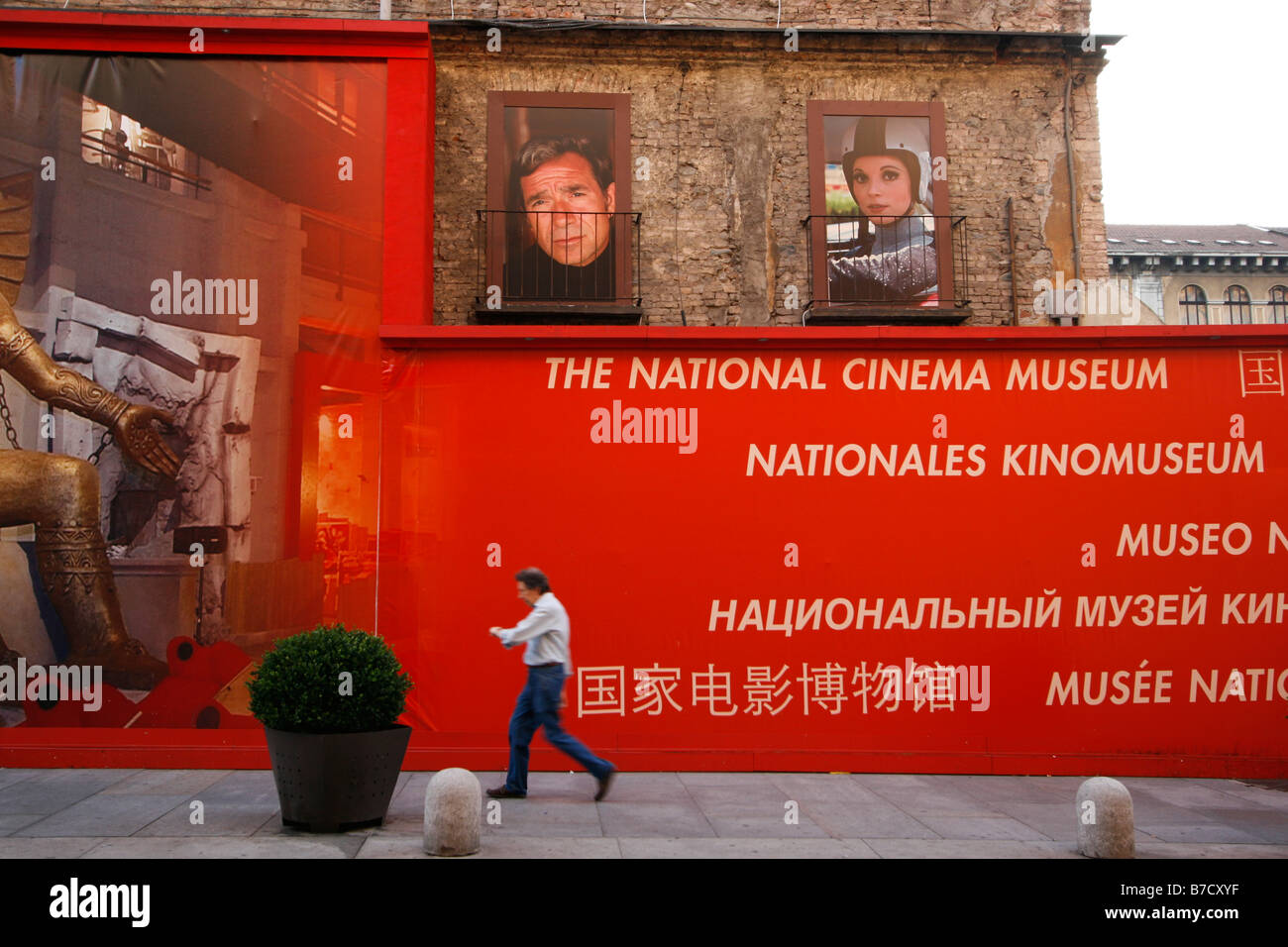 Museum of the cinema, Wall, Actors, Photographies, Turin, Piedmont ...