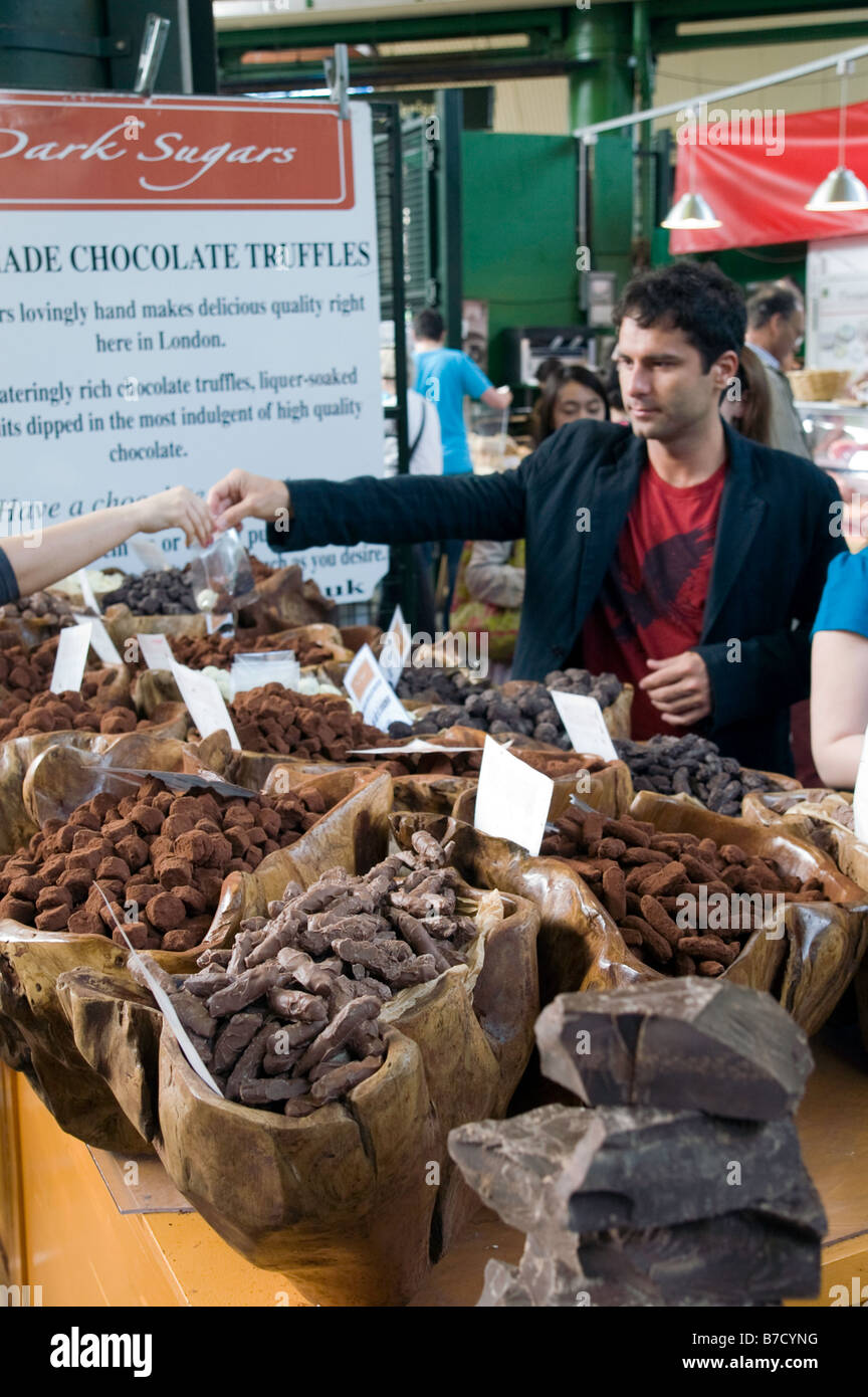 Chocolate stall hi-res stock photography and images - Alamy