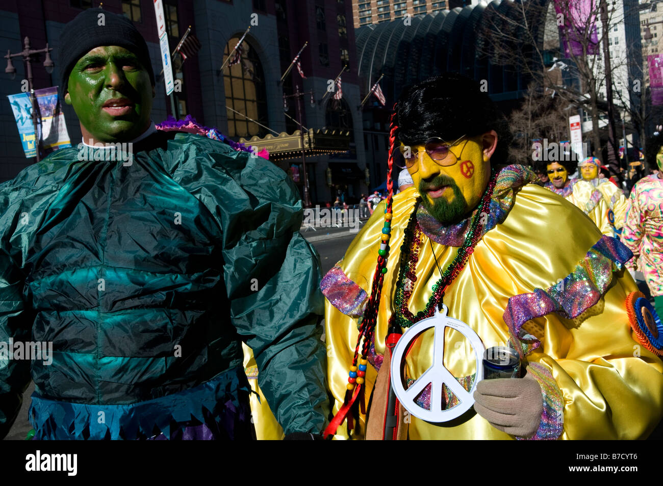 The famous Mummers parade on Broad street in Philadelphia Stock Photo ...