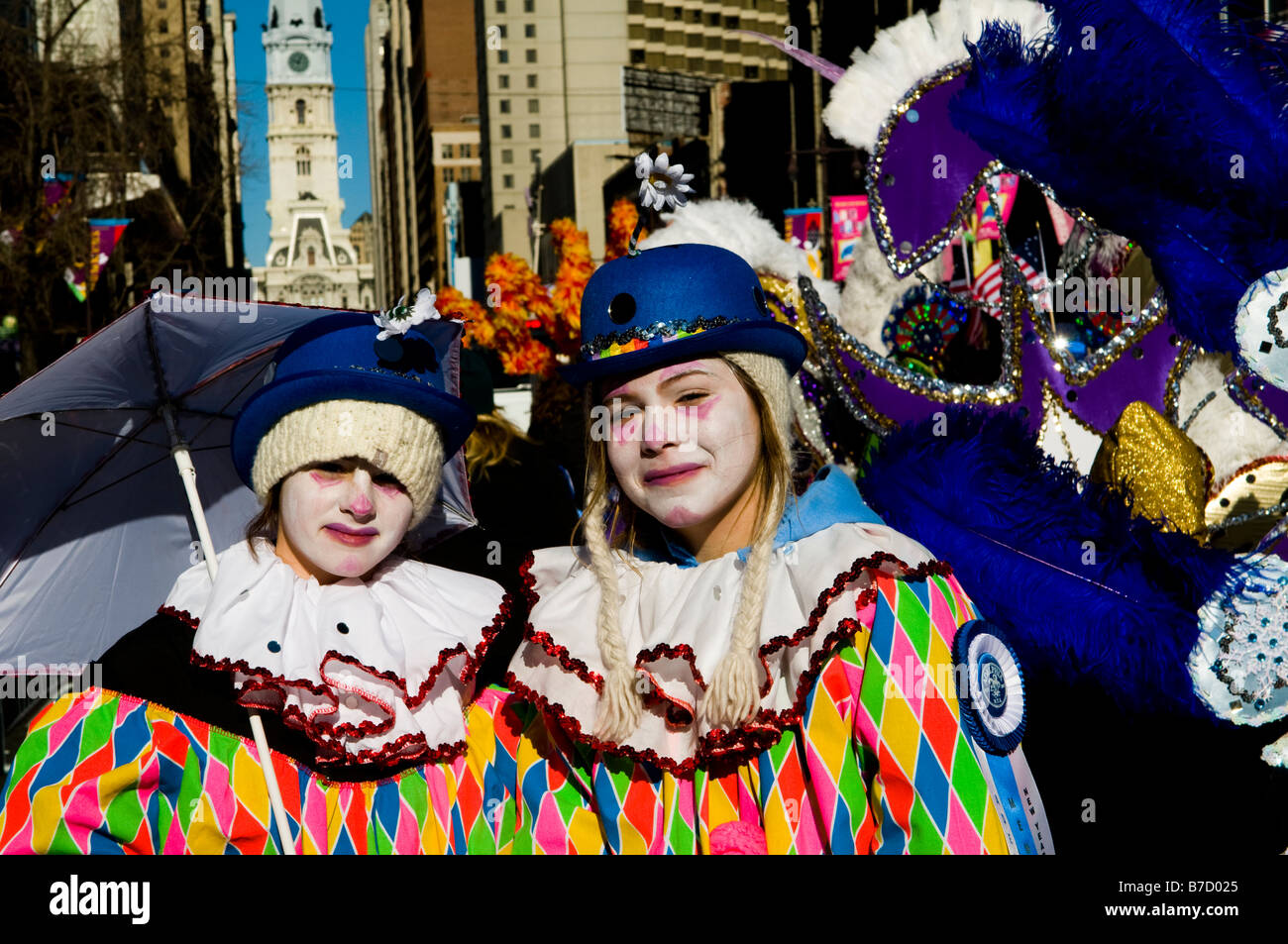 The famous Mummers parade on Broad street in Philadelphia Stock Photo ...