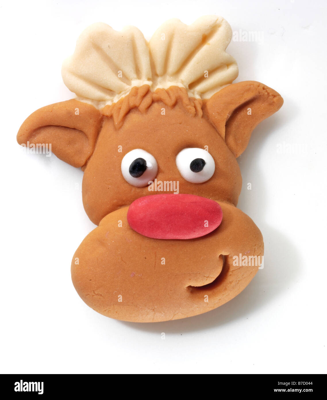 CHRISTMAS SUGAR ICING REINDEER CUT OUT Stock Photo - Alamy
