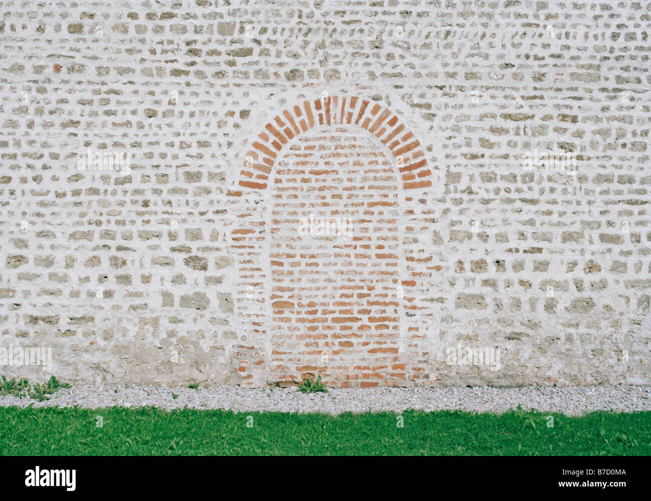 Bricked up doorway Stock Photo - Alamy