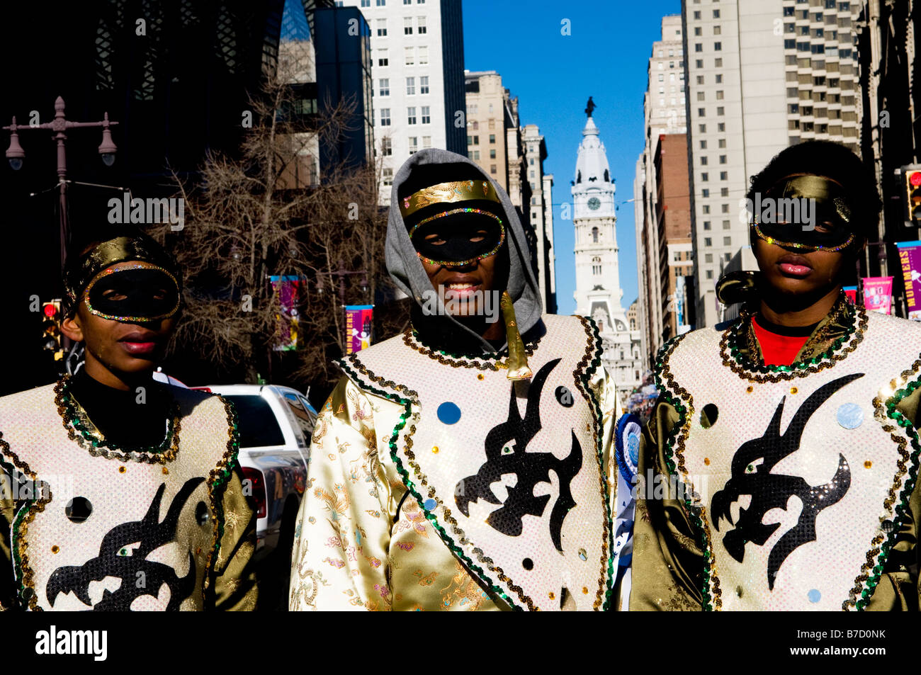 The famous Mummers parade on Broad street in Philadelphia Stock Photo ...