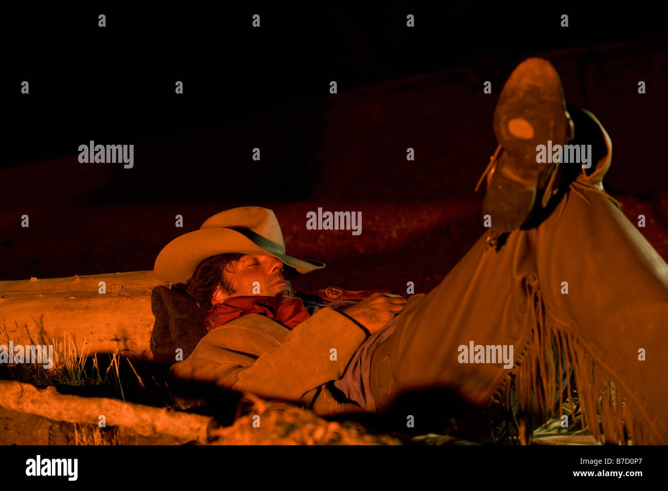 Cowboy sleeping hi-res stock photography and images - Alamy