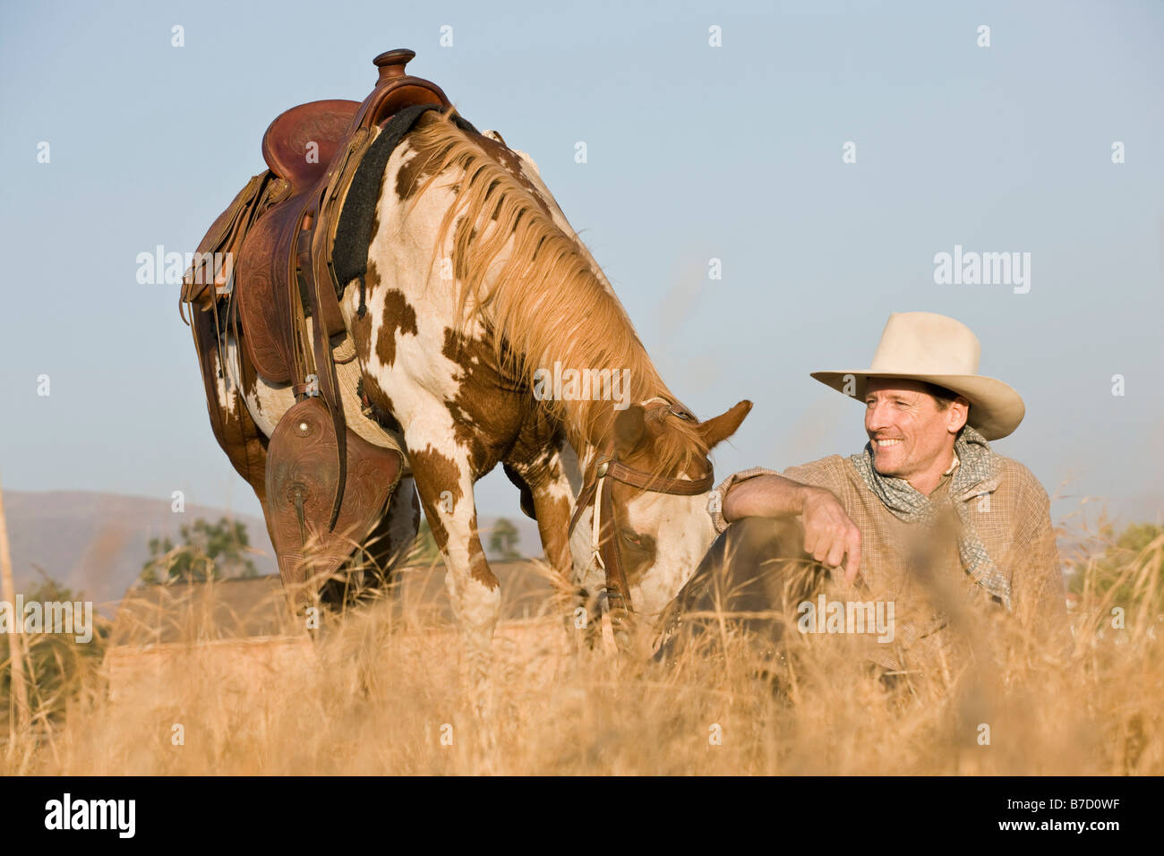 Cowboy resting hi-res stock photography and images - Alamy