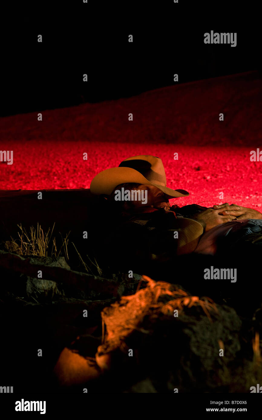 Cowboy sleeping hi-res stock photography and images - Alamy