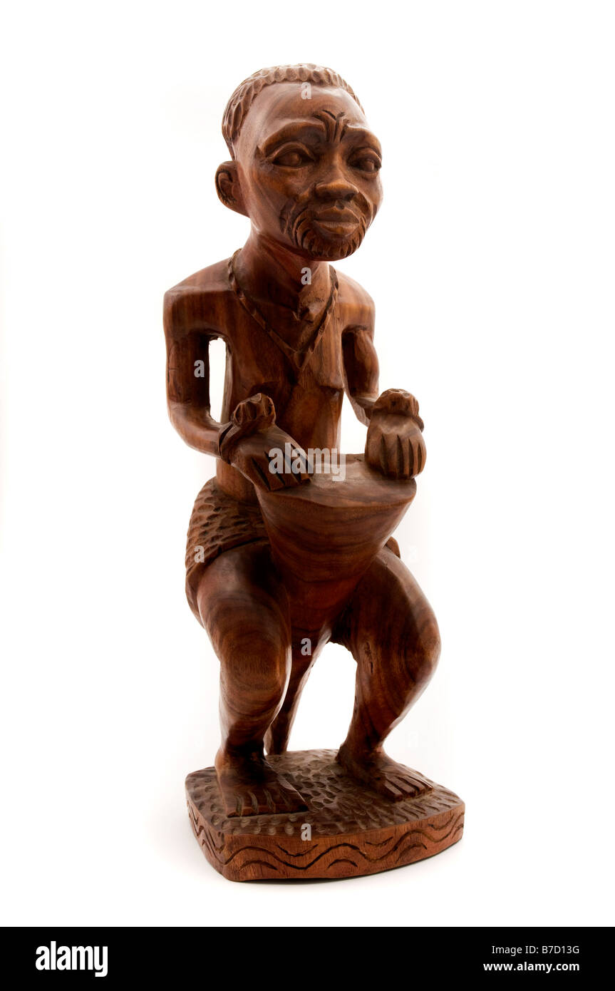 African wooden sculpture hi-res stock photography and images - Alamy
