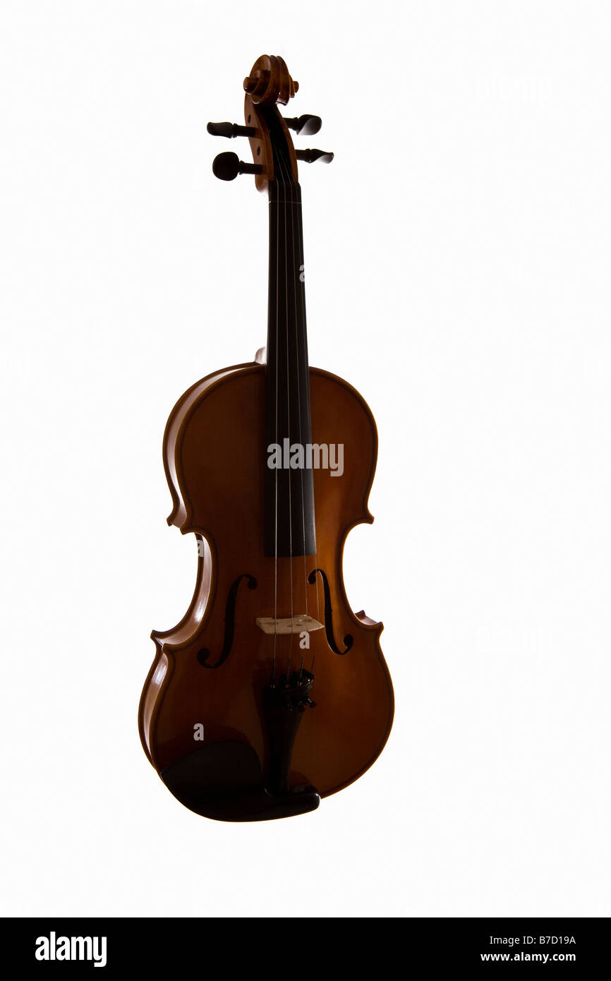 Vertical violin white wood hi-res stock photography and images - Alamy