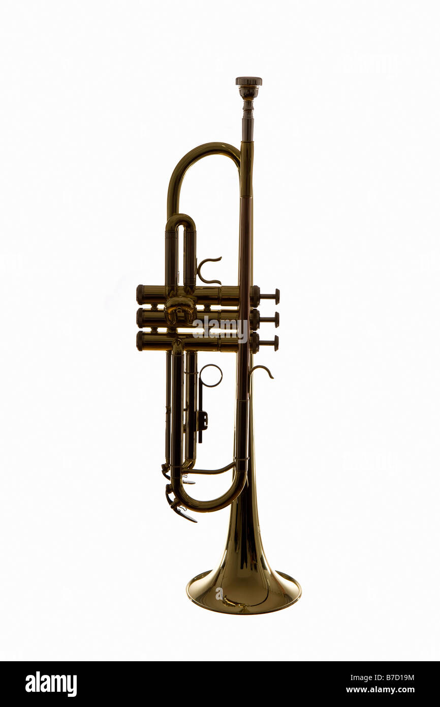 A trumpet, studio shot Stock Photo - Alamy