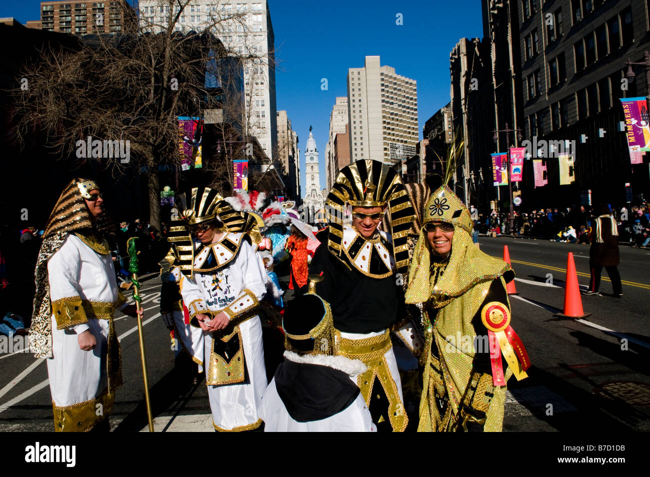 The famous Mummers parade on Broad street in Philadelphia Stock Photo ...