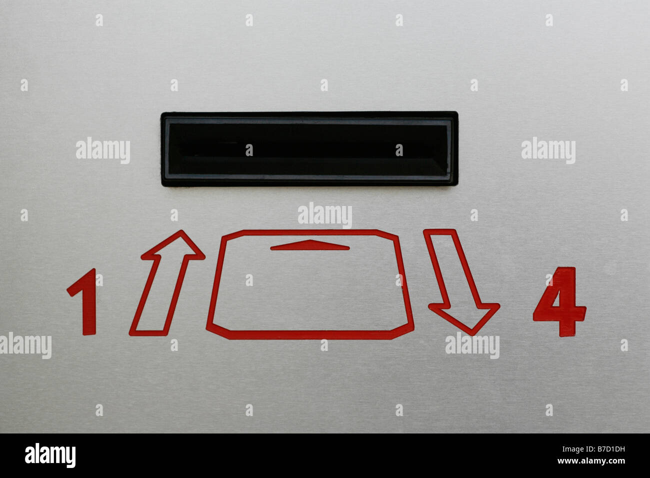 Machine gray with arrow hi-res stock photography and images - Alamy