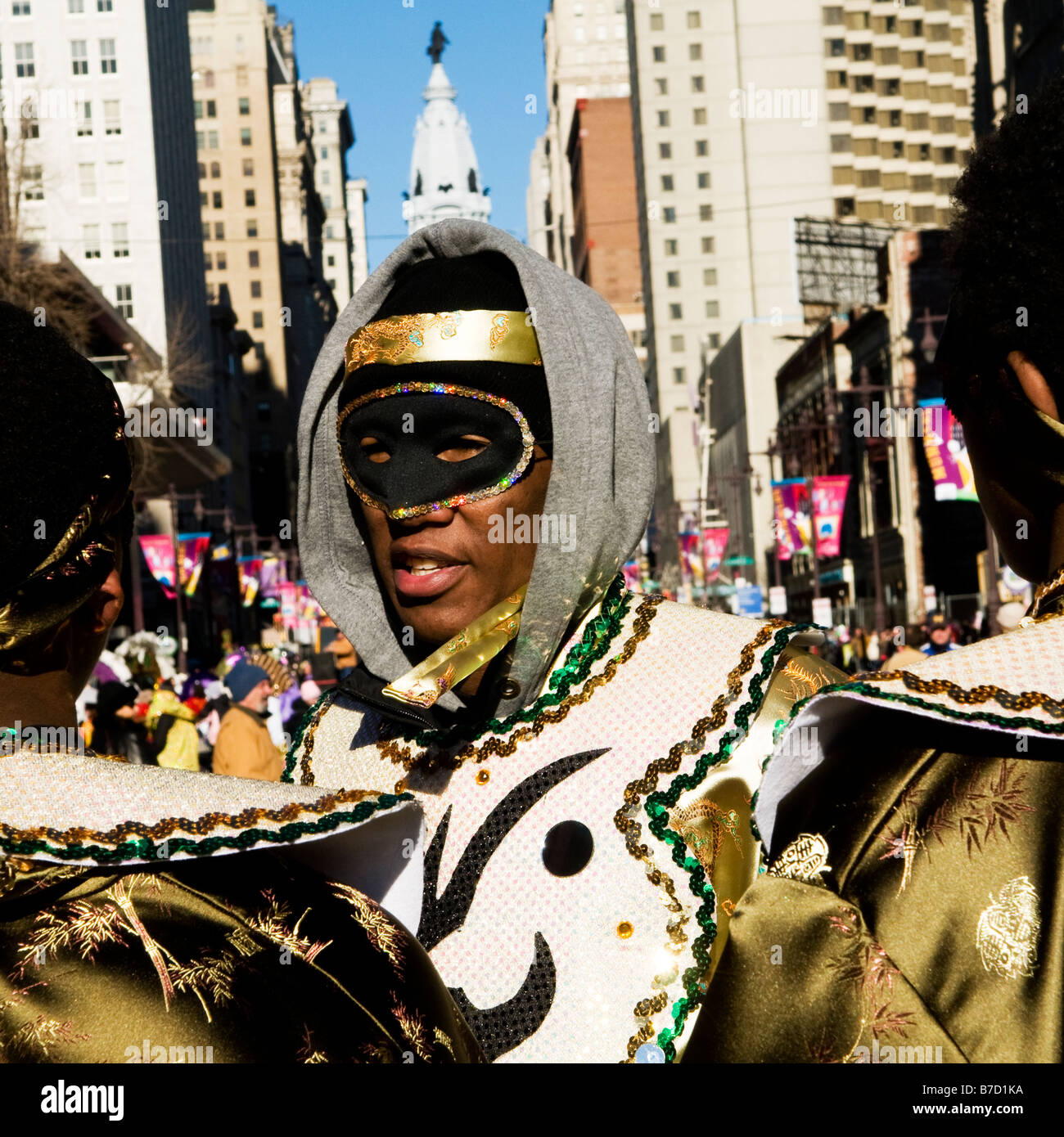 The famous Mummers parade on Broad street in Philadelphia Stock Photo ...