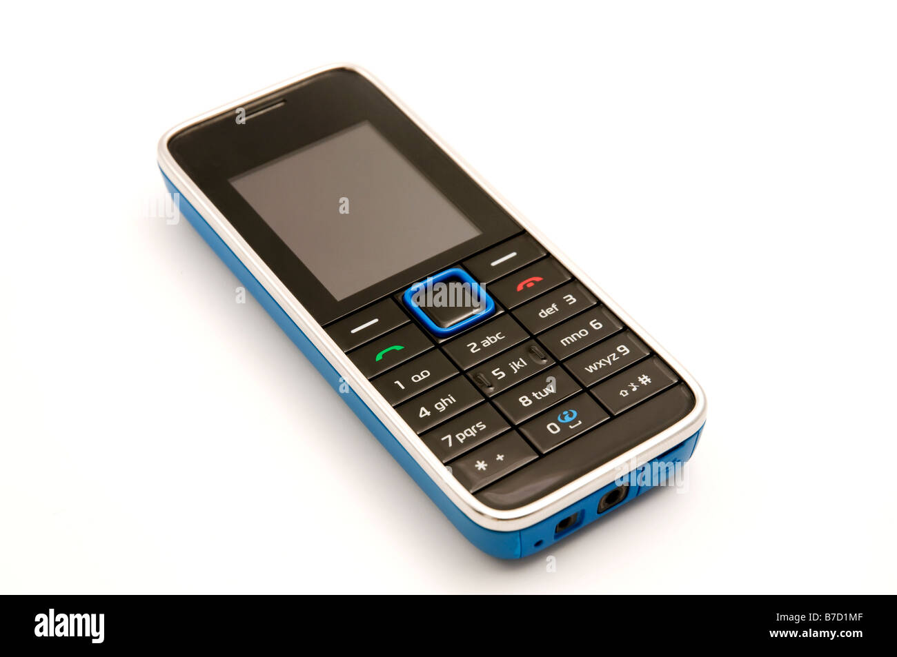 Popular mobile on a white background Stock Photo - Alamy