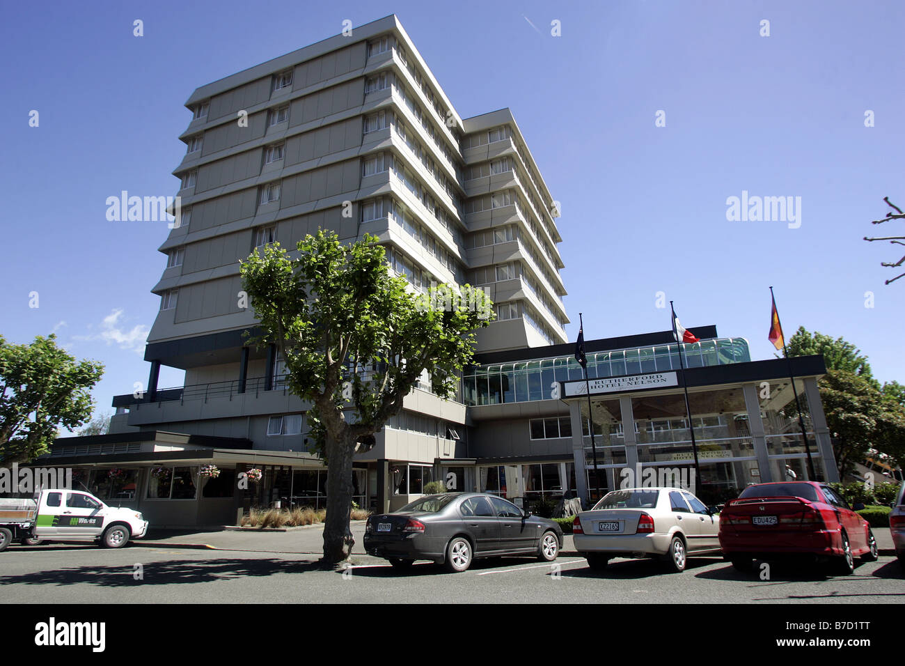 The Rutherford Hotel, Nelson, New Zealand Stock Photo - Alamy