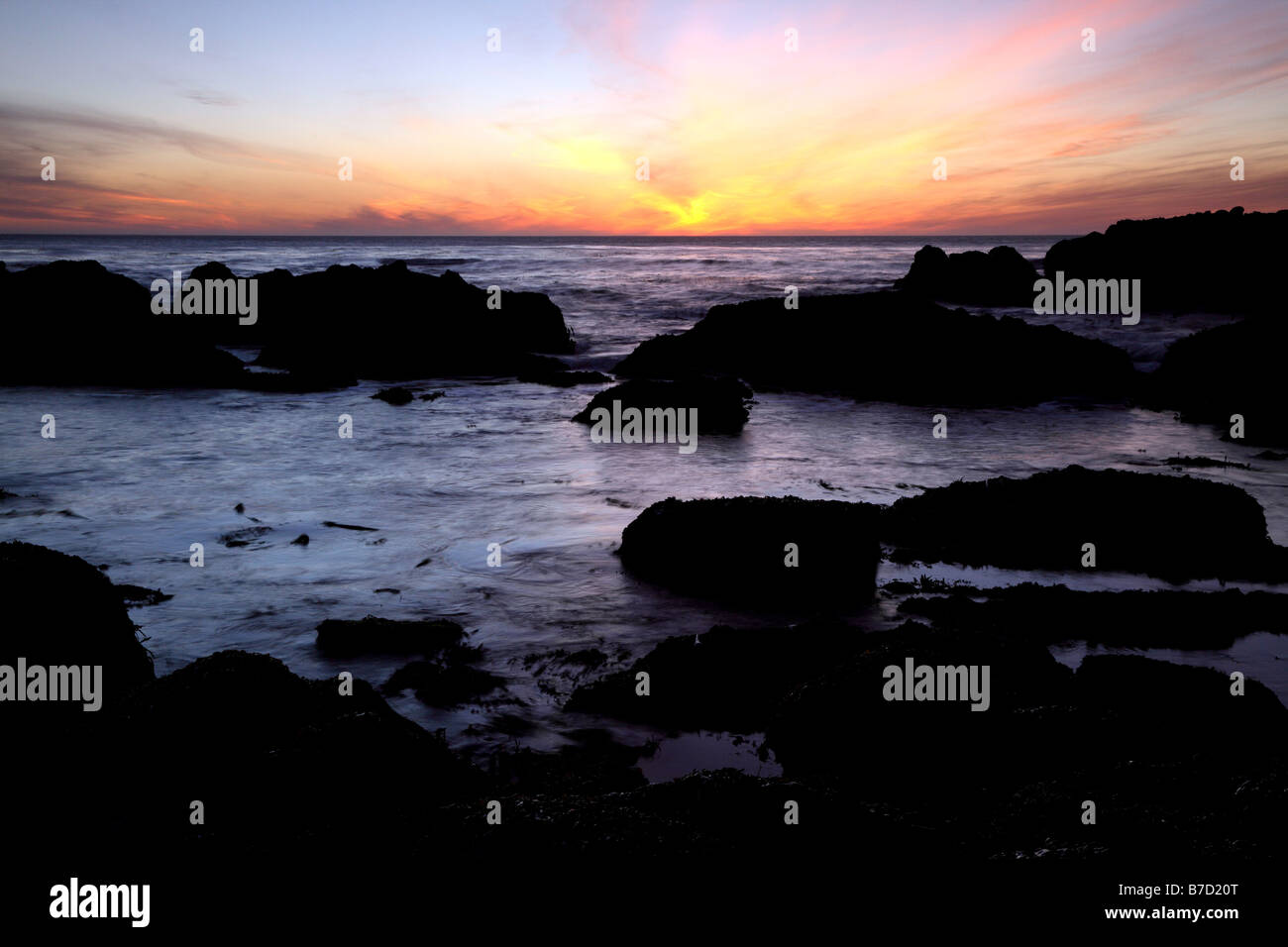 Point lobos at sunset hi-res stock photography and images - Alamy