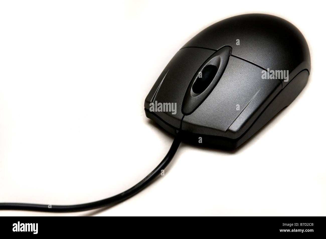 Mouse with cable Stock Photo - Alamy