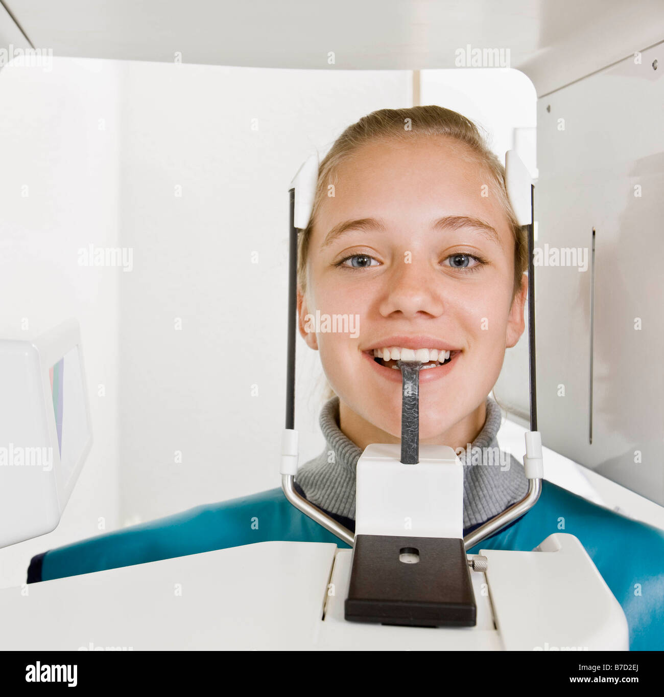 Dental patient getting an x-ray taken Stock Photo - Alamy