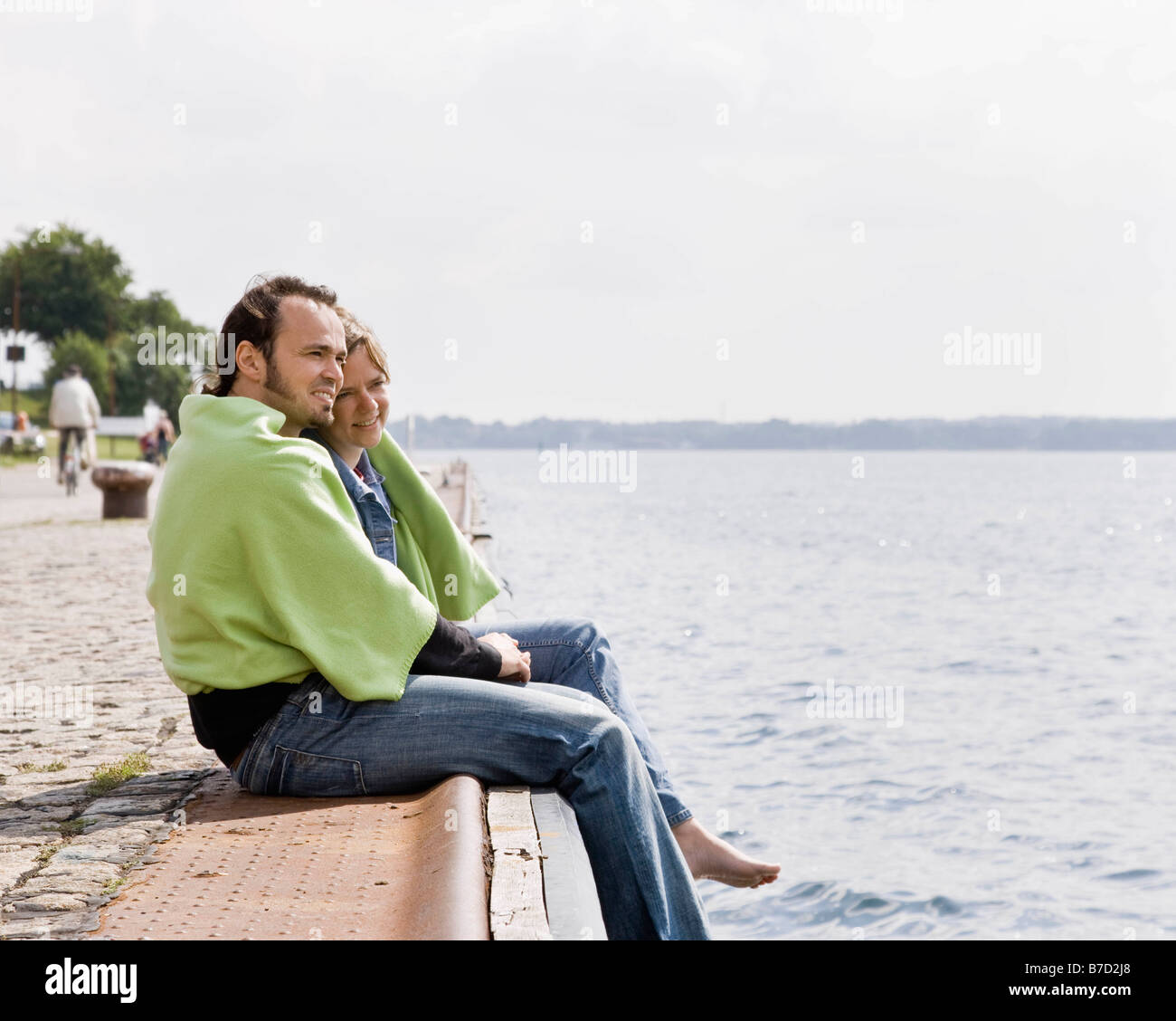 Woman staring at lake hi-res stock photography and images - Alamy